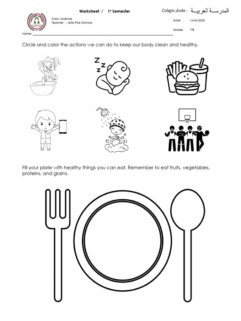 Review Healthy Habits and 5 Senses | PDF