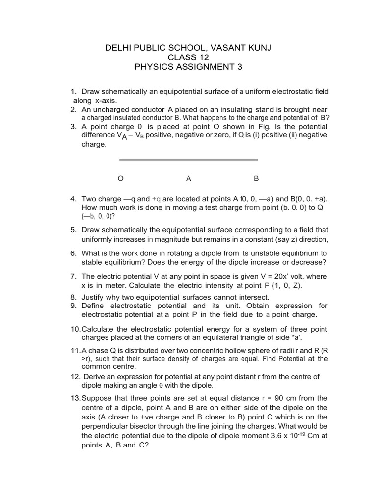 Assignment 3 Physics | PDF