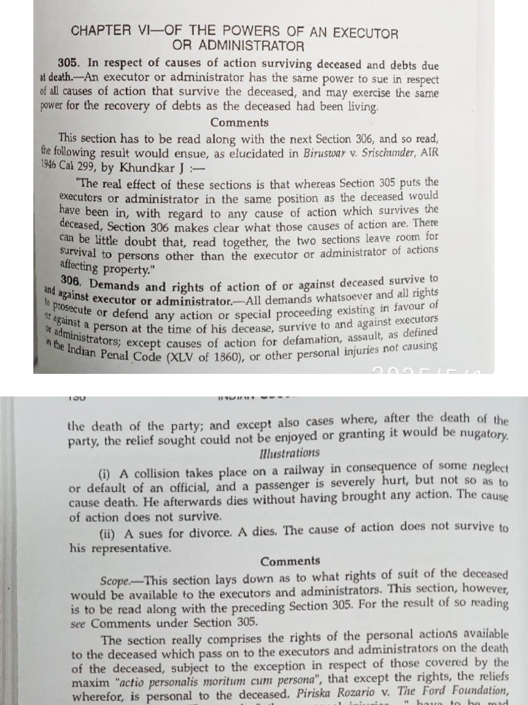 Powers of The Executor or Administrator. | PDF