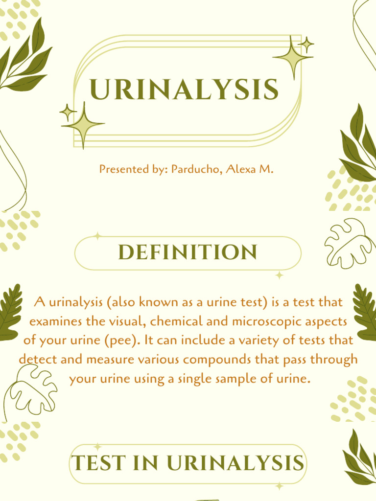 Introduction of Urinalysis (Report) | PDF