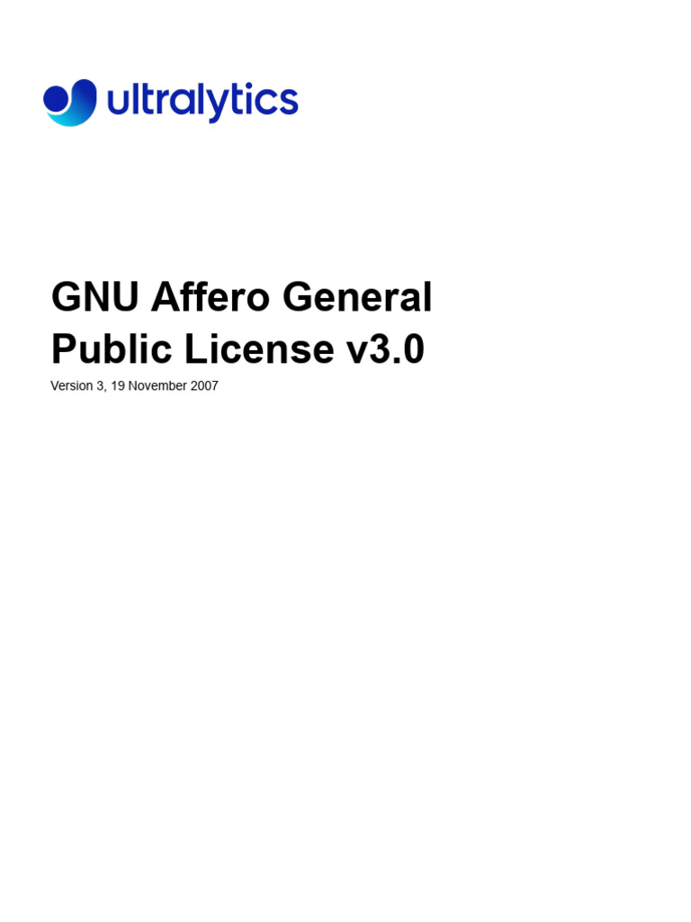 AGPL-3.0-Software-License | PDF | License | Free Software