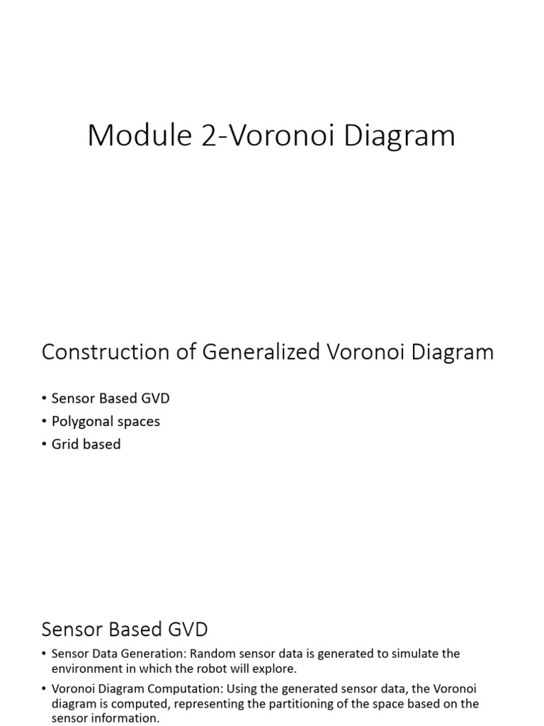 Module 2-Voronoi Diagram | PDF | Applied Mathematics | Algorithms