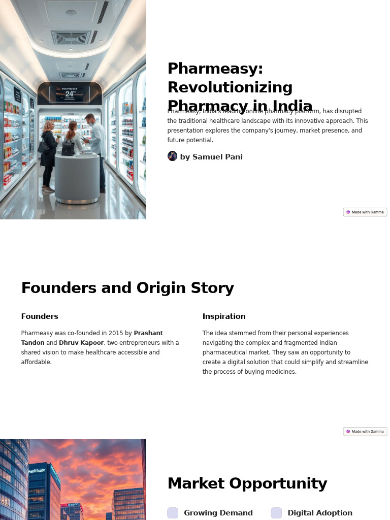 Pharmeasy Revolutionizing Pharmacy in India | PDF | Marketing | Health Care