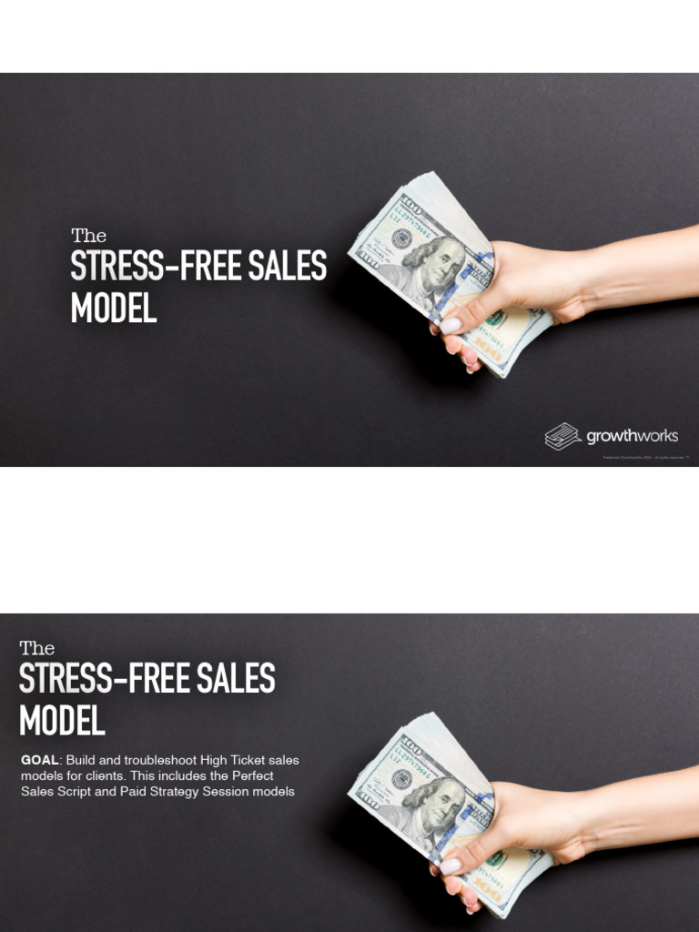 Growthworks Certification Training - Day 4 Slides | PDF | Goal