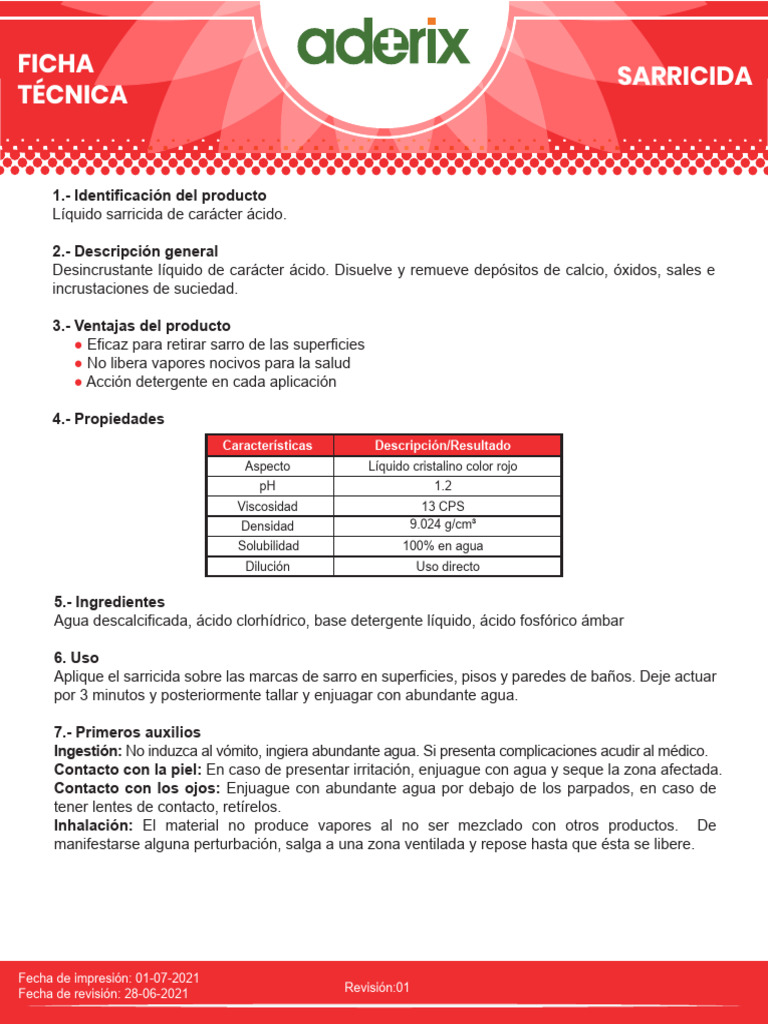 Ficha Sarricida | PDF