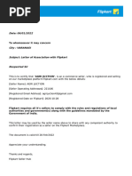 Authorisation Letter New Format Icegate Ad Code | PDF