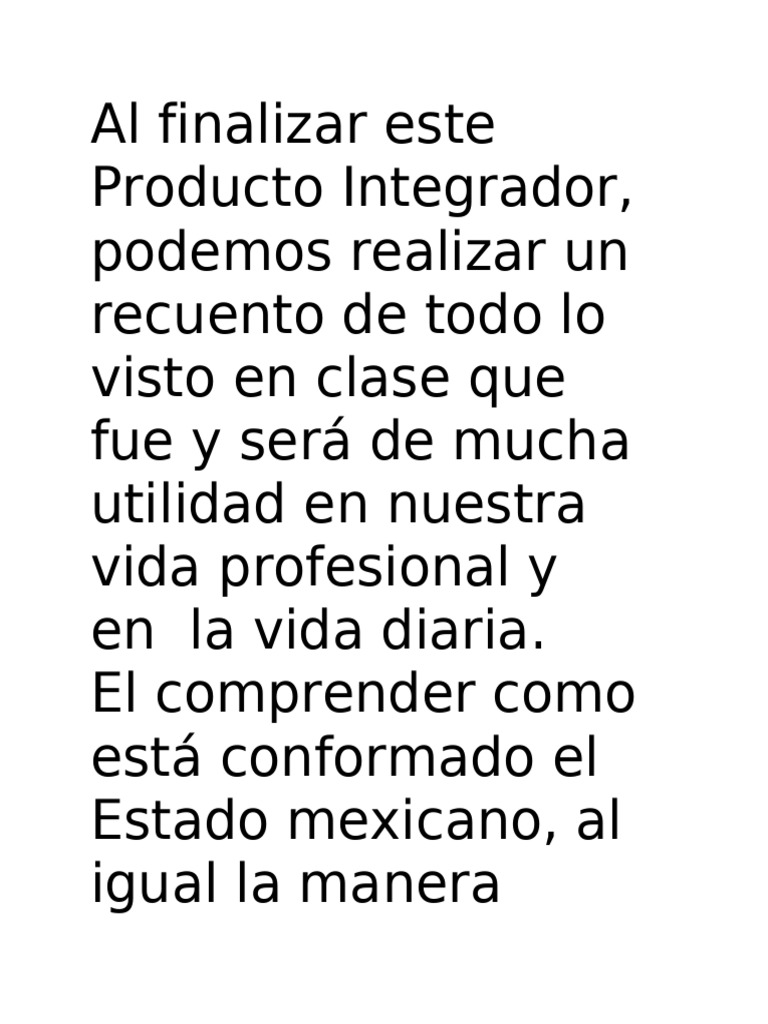 Conclusion Proyecto | PDF