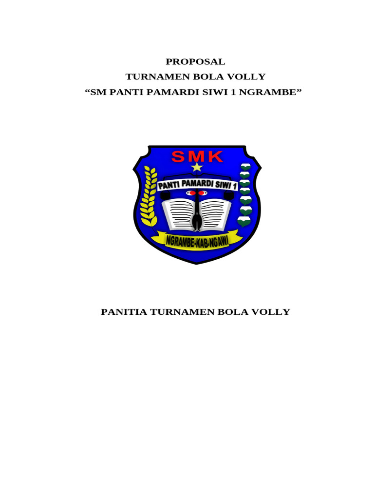 PROPOSAN PENGAJUAN DANA VOLY | PDF