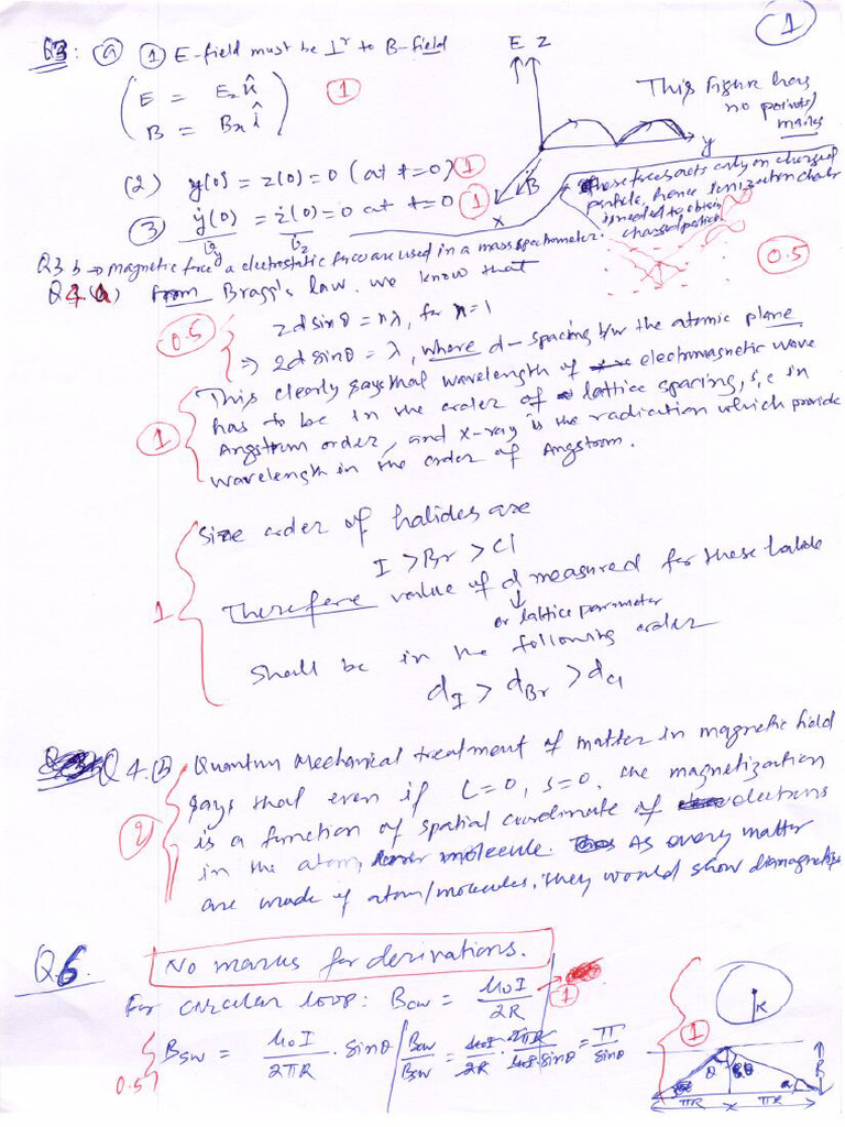2022-23 PH102 Endsem Sol 3 To 9 | PDF