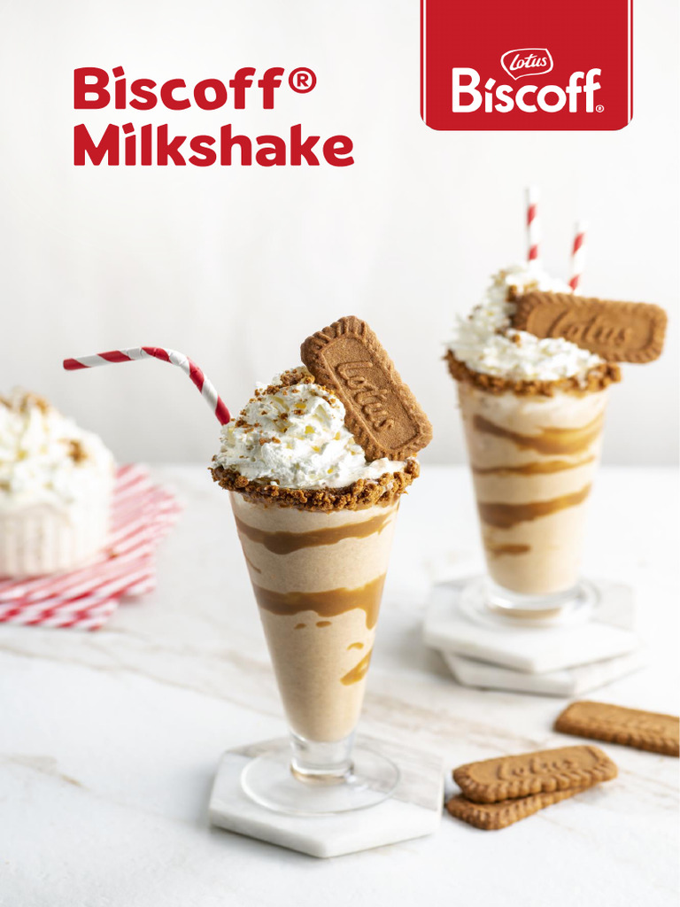 Biscoff Milkshake Recipe Sheet | PDF