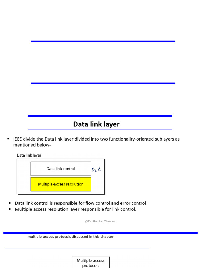 CN-U-II - Multiple Access Control | PDF | Channel Access Method | Physical Layer Protocols