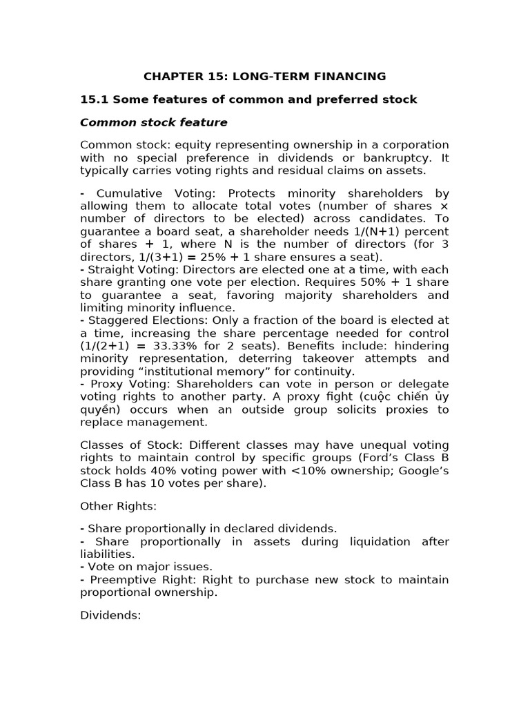 Chapter15_NguyenThuyDuong | PDF | Stocks | Bonds (Finance)