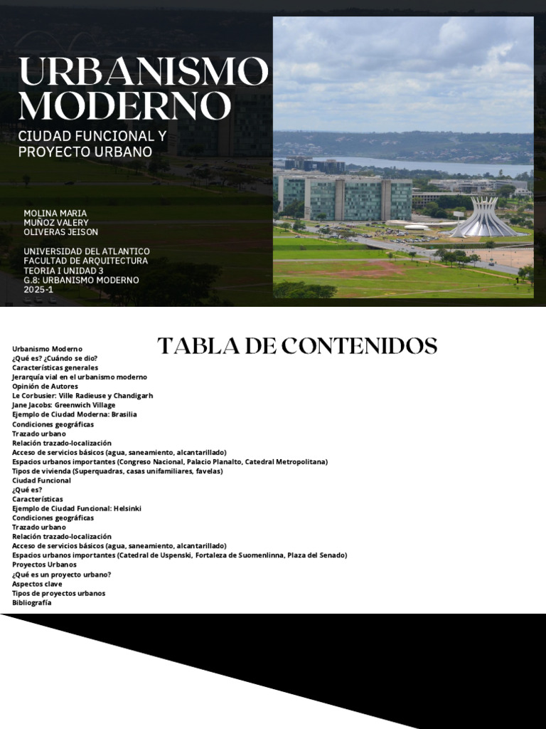Urbanismo - Moderno - Grupo 8 | PDF | Alcantarillado | Saneamiento