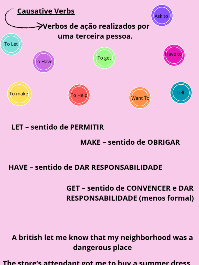 Causative Verbs Lesson 9 and 10 | PDF