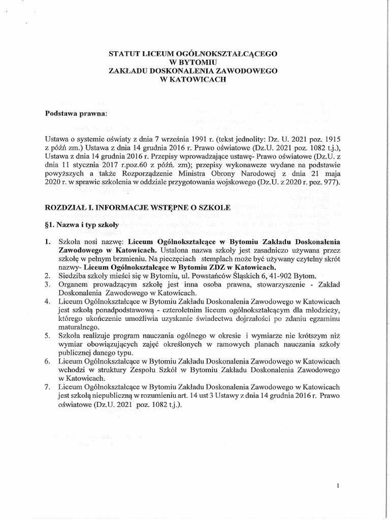 STATUT LO- NOWY | PDF