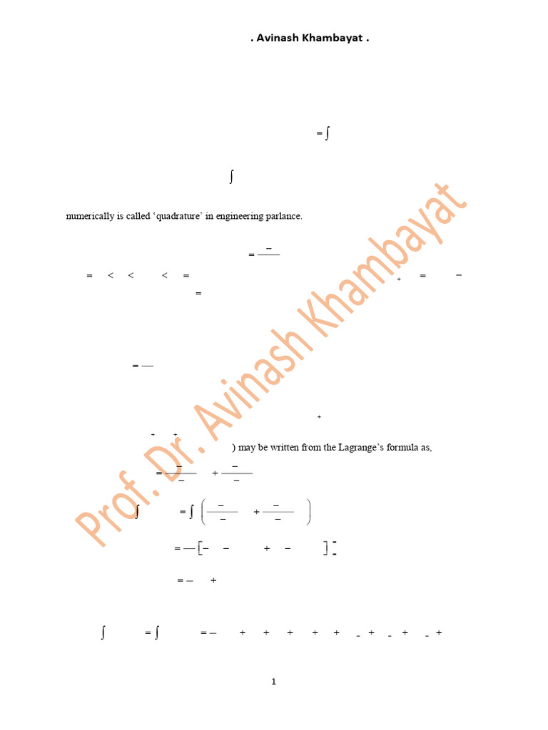 Unit 2 Numerical Methods-3 | PDF | Integral | Analysis