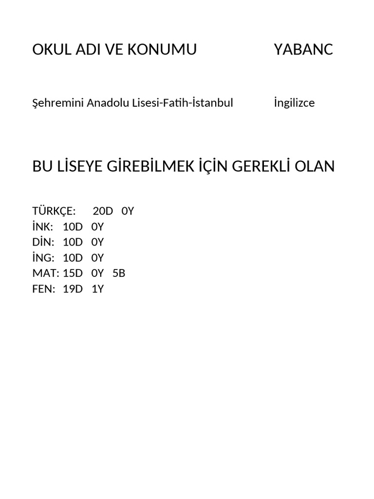 Hedef Li̇se | PDF