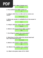 Class 2 GK Questions With Answers | PDF