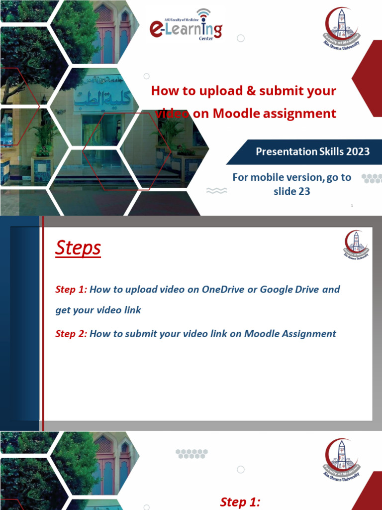 How to Upload and Submit Your Video on Moodle Assignments | PDF | Computing | Software