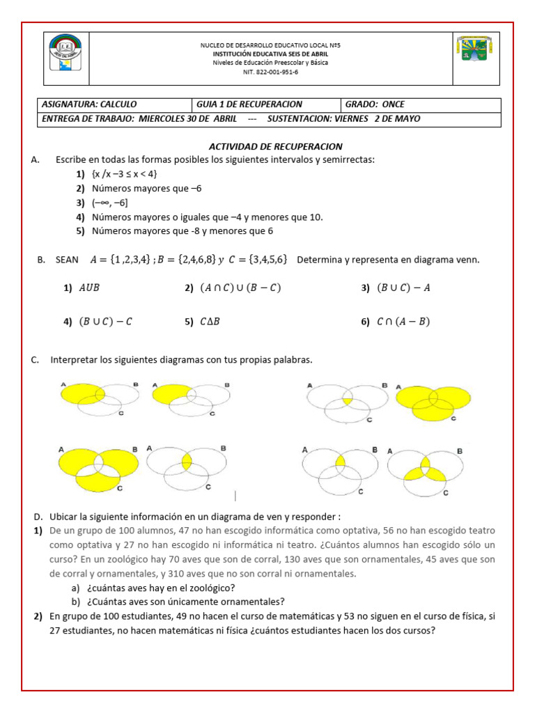 Operaciones y Desigualdades | PDF
