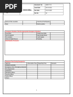 Emergency Mock Drill - Sample | PDF | Emergency | Emergency Evacuation