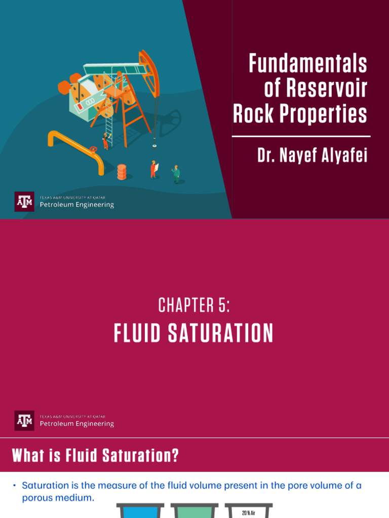 Chapter 5 - Fluid Saturation | PDF