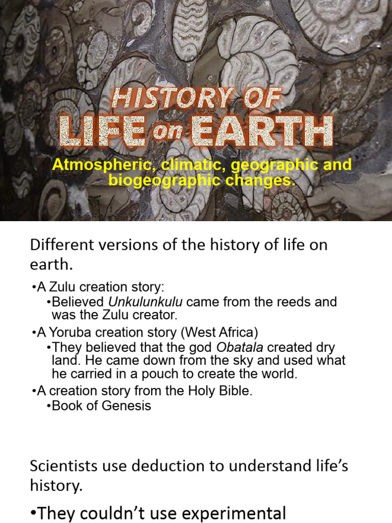 Earth's Life History: Atmosphere & Changes | PDF | Ice Age | Earth