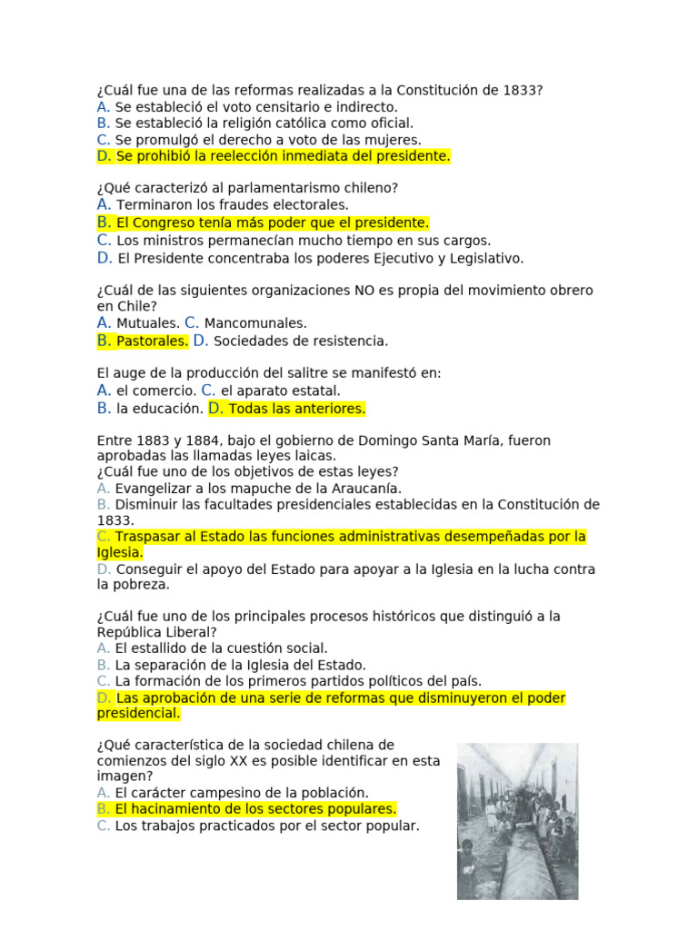 Cuál Fue Una de Las Reformas Realizadas A La Constitución de 1833 | PDF ...