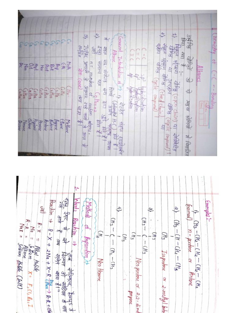 Alkanes Lectures 1 | PDF