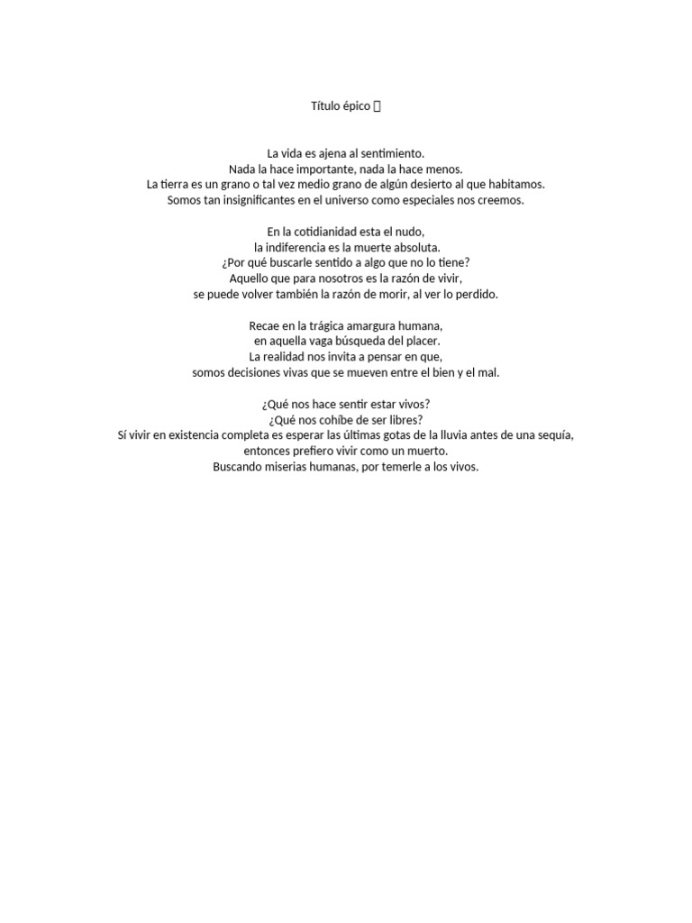 Poema | PDF