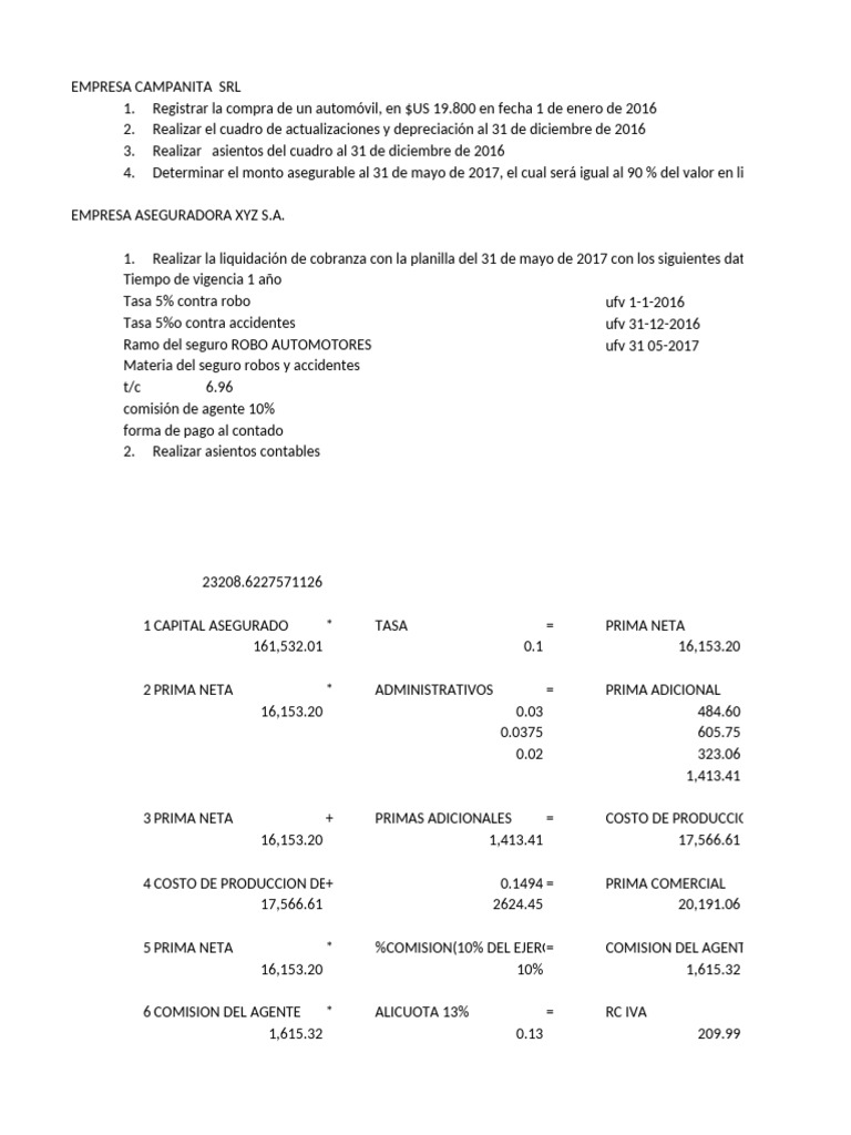 Liquidacion de Cobranza | PDF | Depreciación | Economias