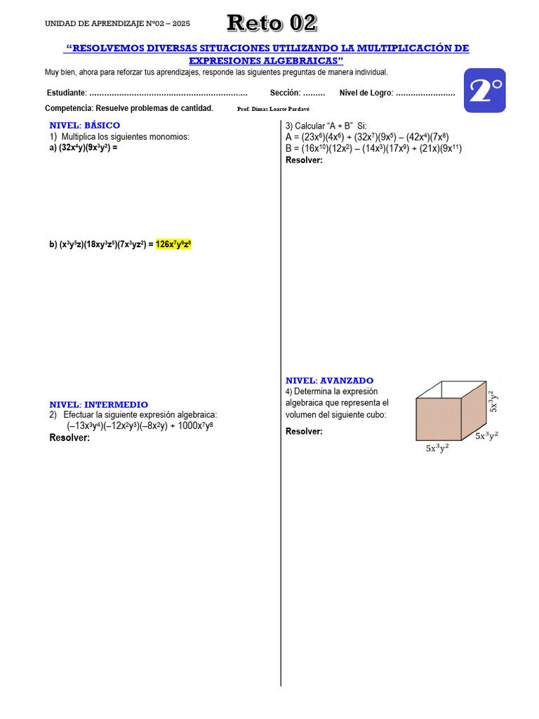 Reto 2-2º-Ua2-2025 | PDF