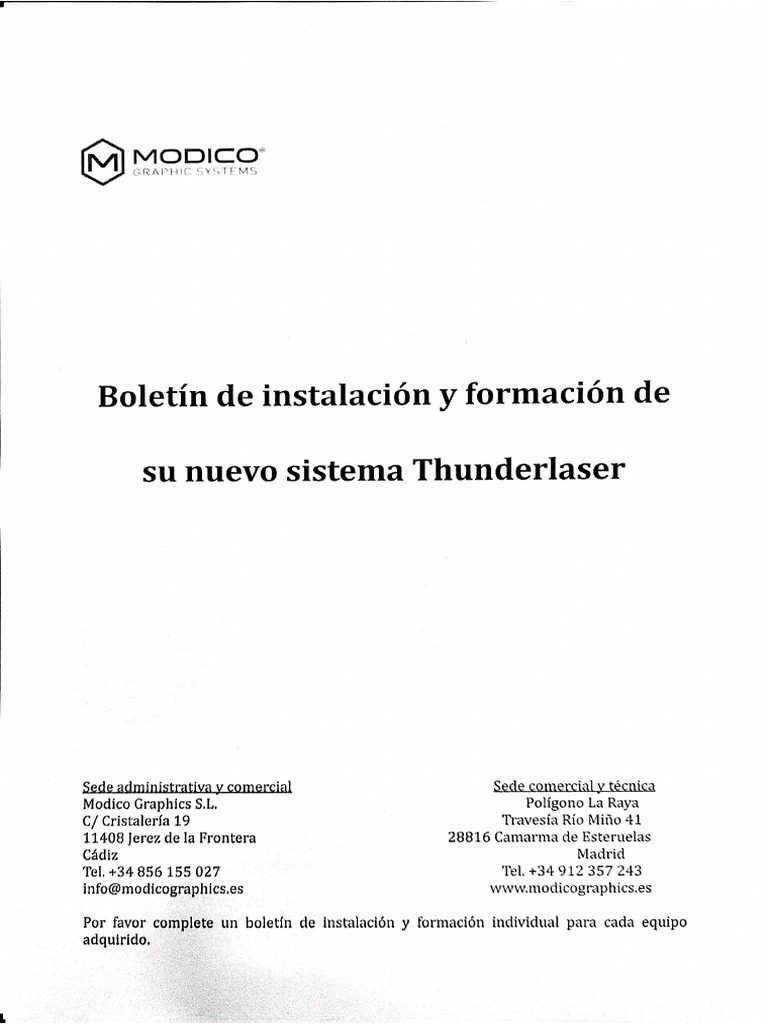 Instalación Odin Thunder | PDF