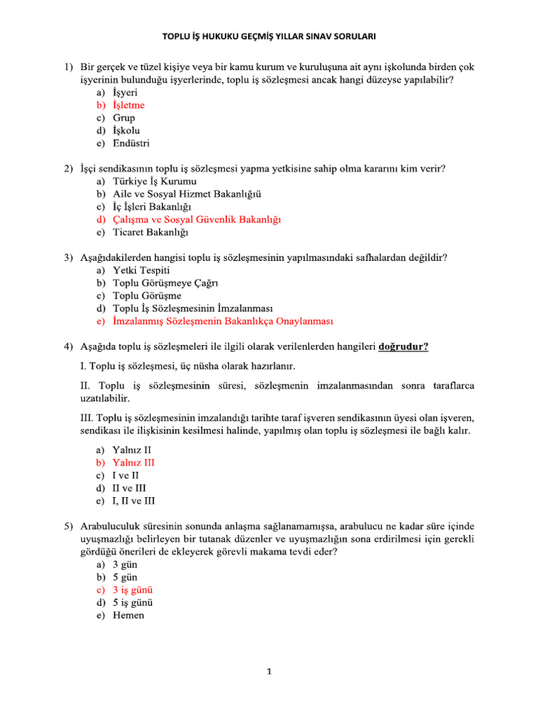 dosya_12515_Toplu-is-Hukuku-ornek-Sinav-Soru-ve-Cevaplari_kopyası | PDF