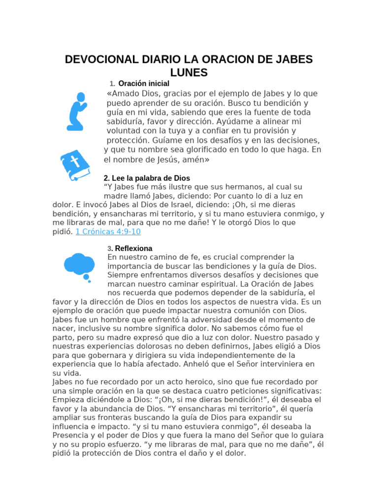 Devocional Diario Del 05 de Mayo Al 10 de Mayo | PDF | Cristo (título) | Oración