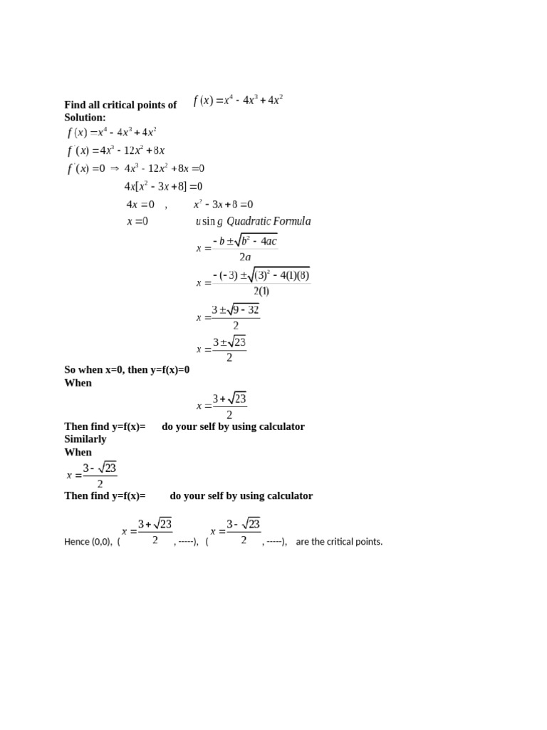 Critical Point | PDF