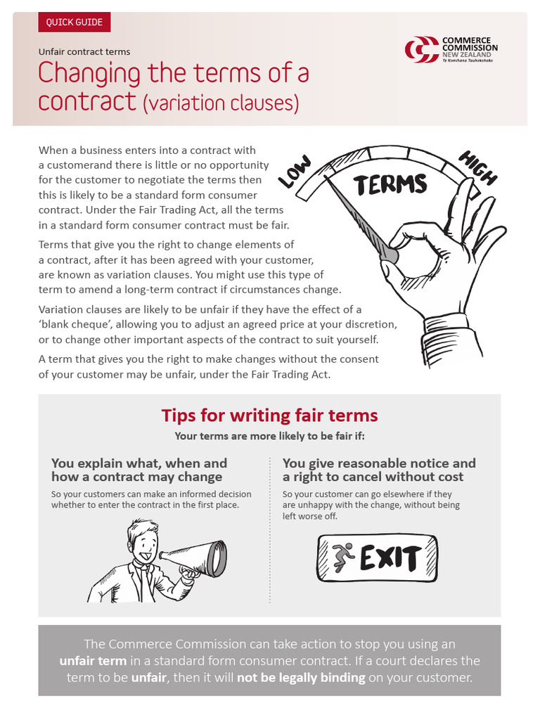 Quick-guide-Changing-the-terms-of-a-contract-variation-clauses | PDF ...