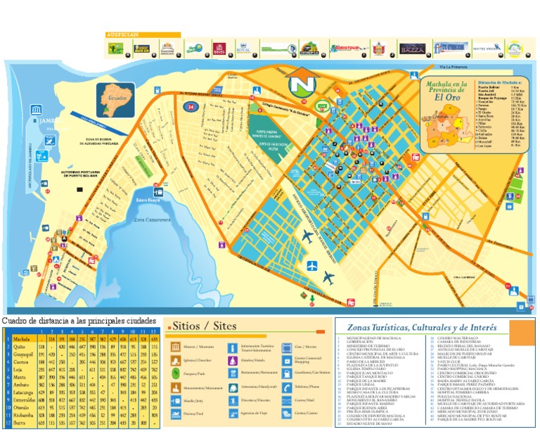 Mapa Machala Actualizado | PDF | Ocio | Business