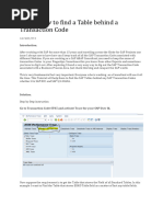 SPRO Configuration Path From SAP Table | PDF