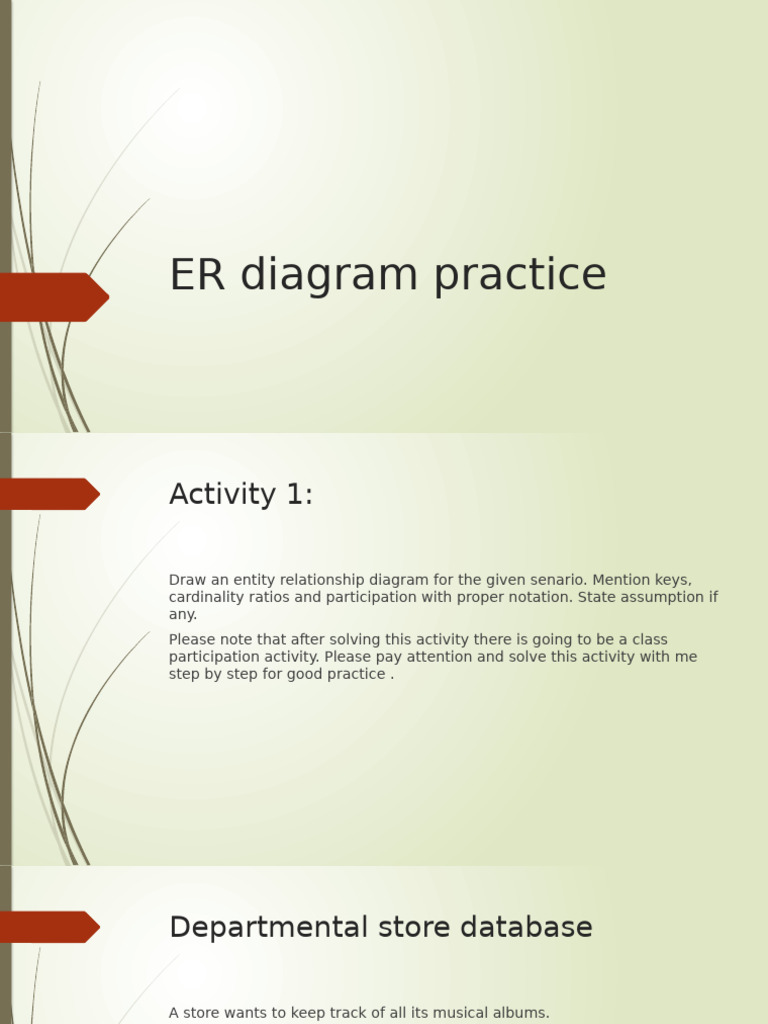 Lecture 2 ER Diagram and pratice (1) | PDF | Information Technology | Computing