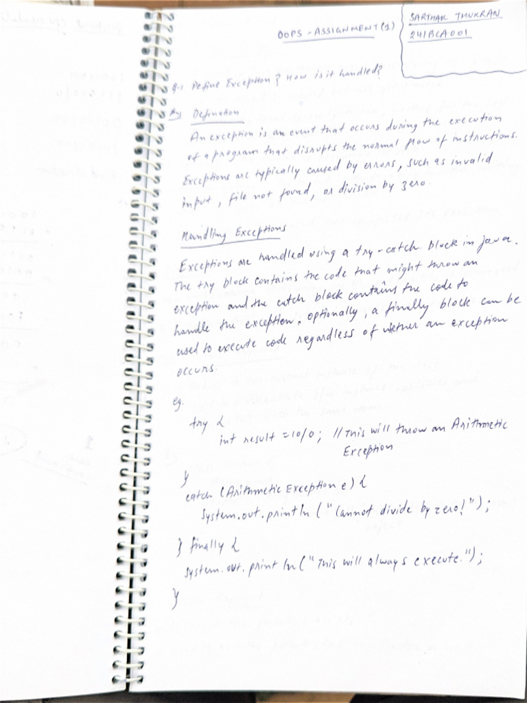 OOPS Assignment | PDF