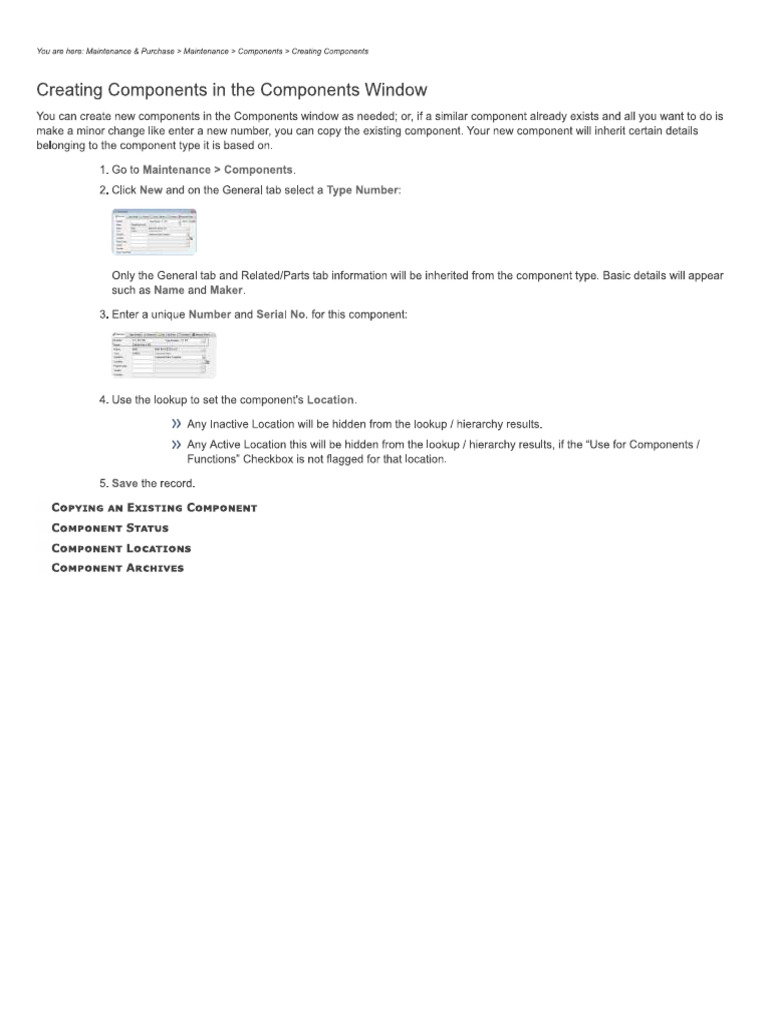 3.1.01.1.6.2 Creating Components in Components Window | PDF