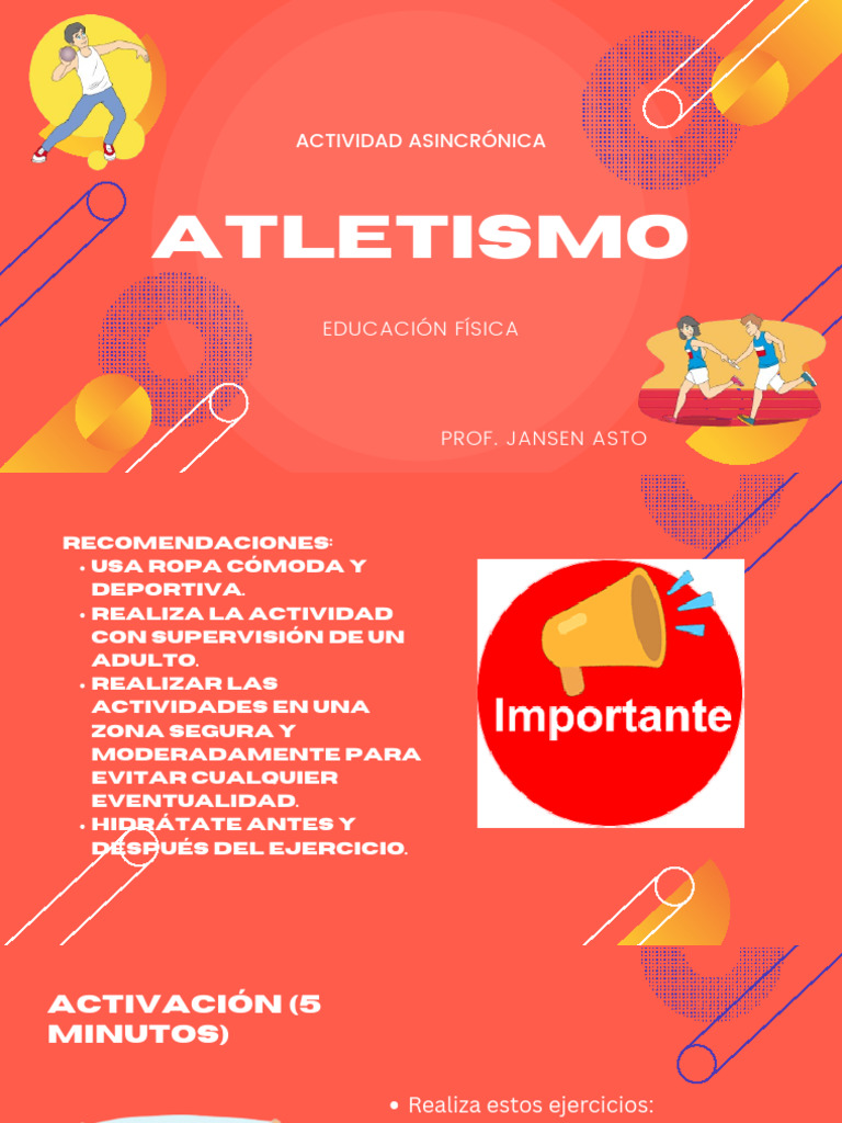 Atletism - Actividad Asincronica | PDF