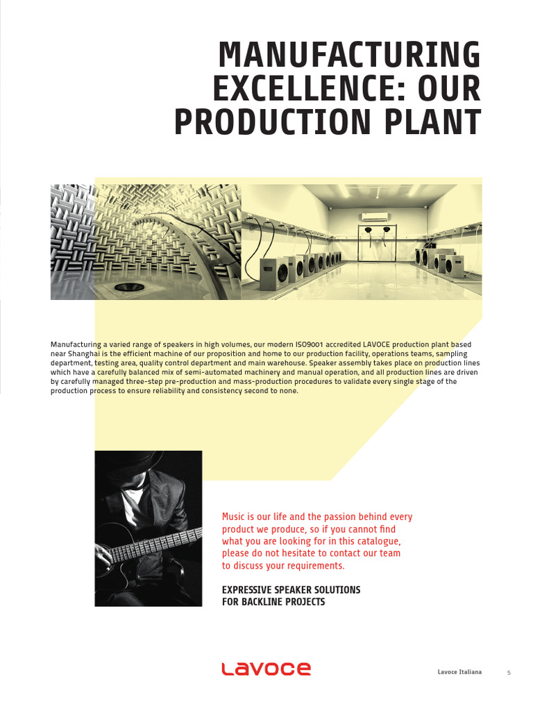 LAVOCE - MI Catalogue - 02.24 7 8 | PDF | Loudspeaker | Electrical Engineering