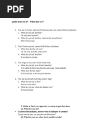 CSEC French Oral Exam Scenarios | PDF