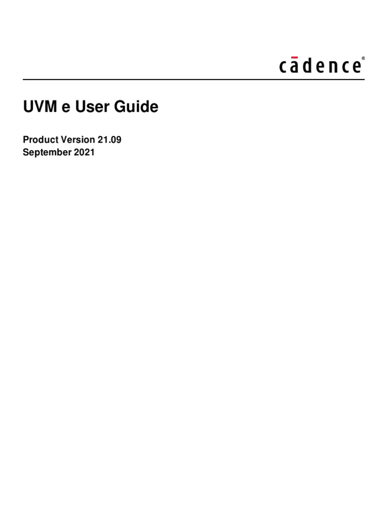 Uvm e Ug | PDF | Verification And Validation | Trademark
