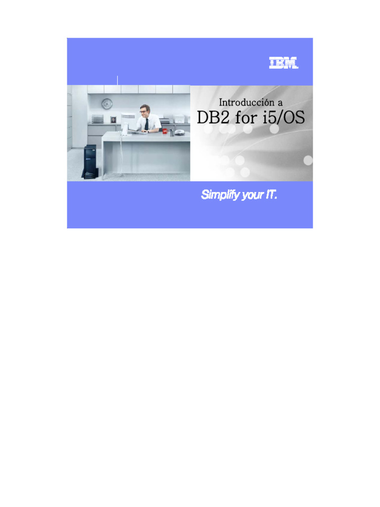 Jornadas Tecnologicas - System i - DB2 | PDF | Bases de datos | Clases de computadoras