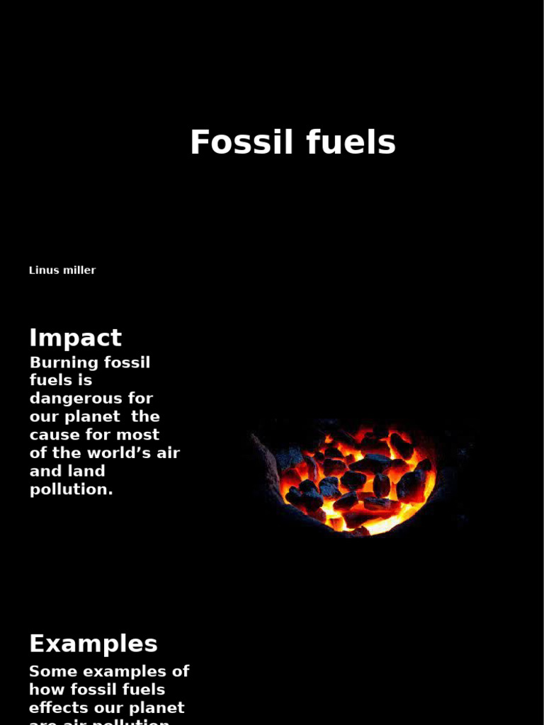 Fossil Fuels | PDF