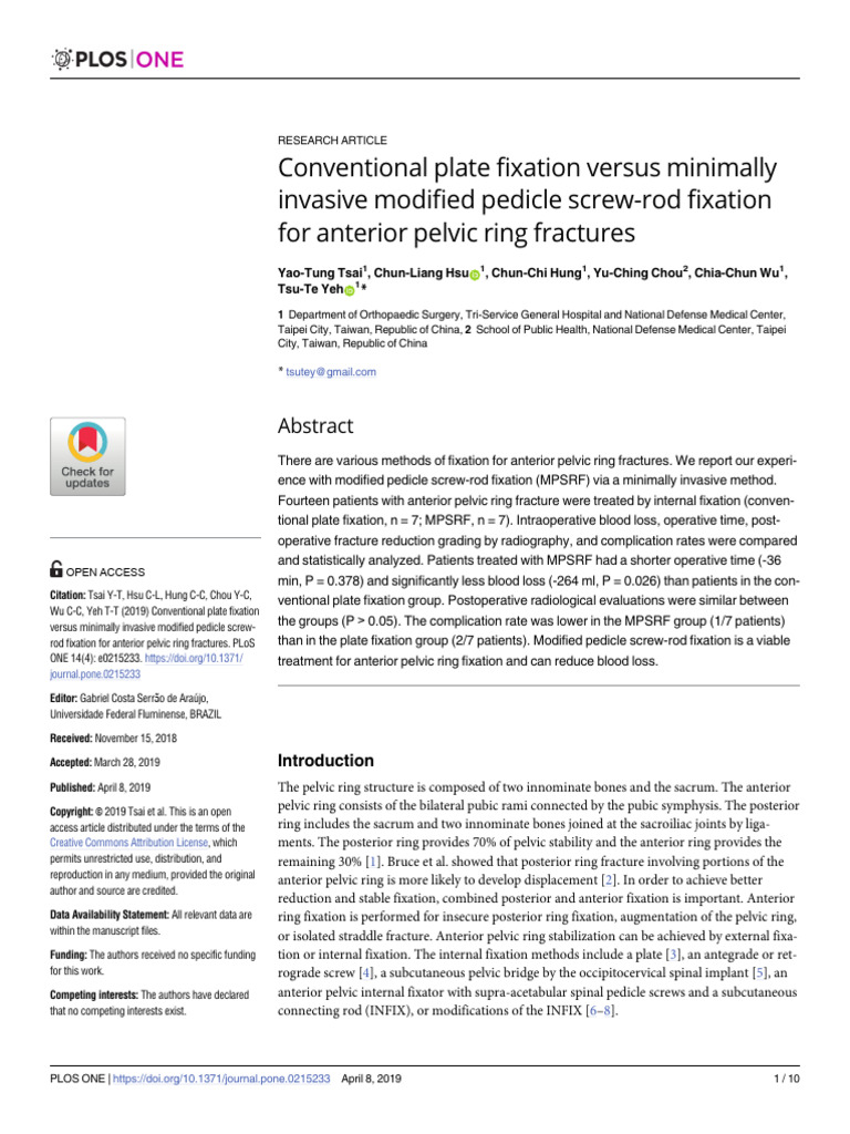 Conventional_plate_fixation_versus_minimally_invas | PDF | Pelvis | Surgery