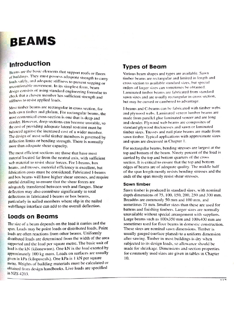 Beam Design | PDF